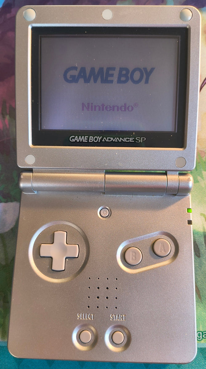 GameBoy Advance SP System (Platinum) + Charger – Alicia's Anime